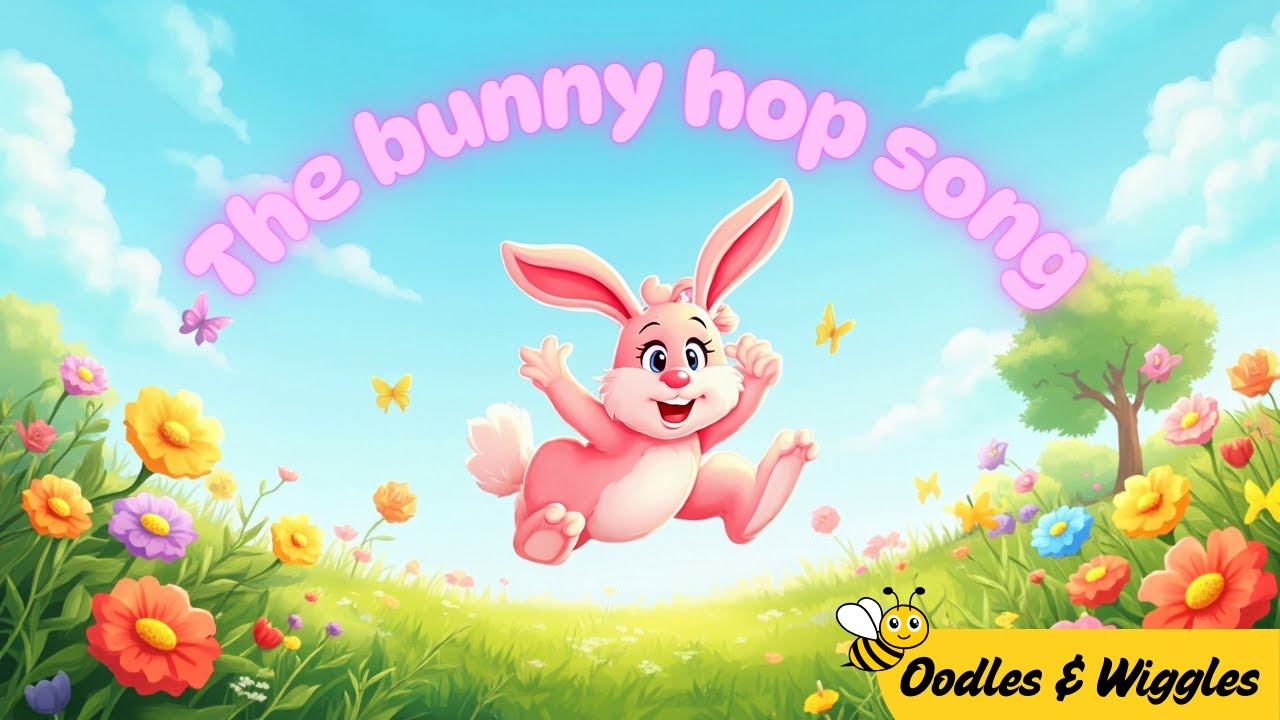 Hop Little Bunny | Bunny Hop Dance Song for Kids, Toddlers ...