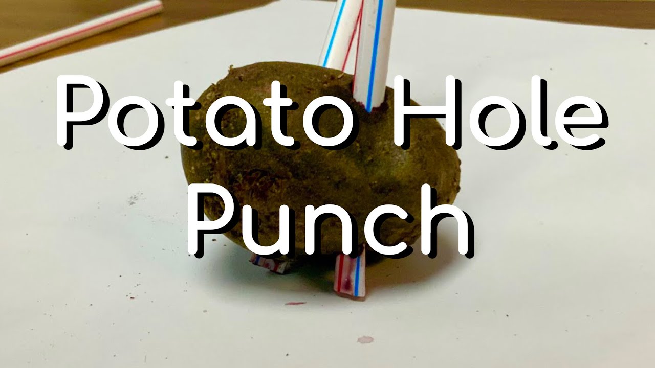 Potato Hole Punch - YouTube