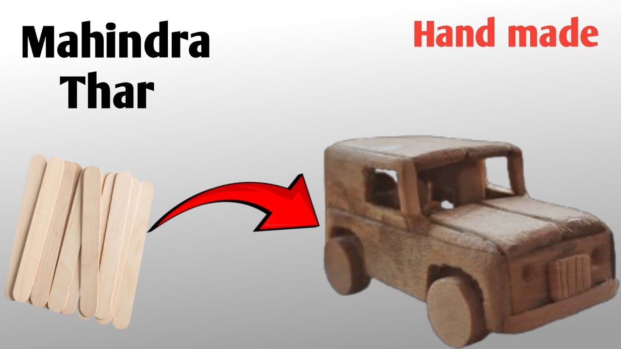 How to make thar with ice cream stick - YouTube