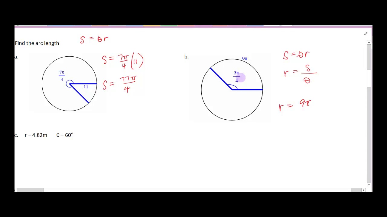 Arc Length - YouTube