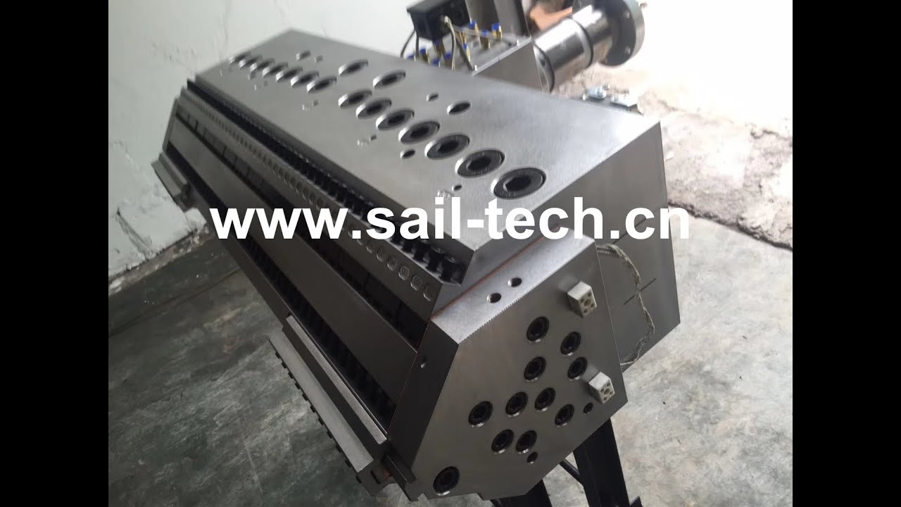 1170mm multilayer manifold coextrusion flat T die mold - for PC sheet ...