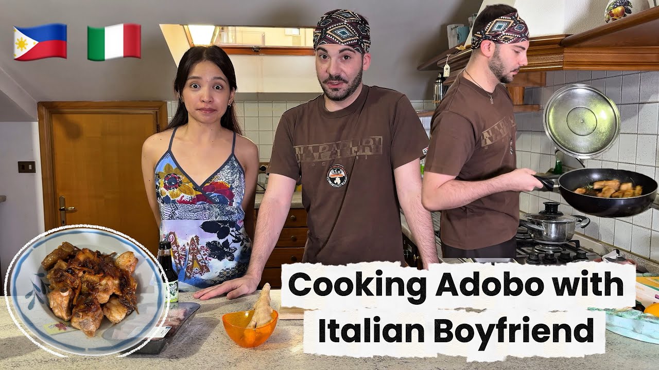 My Italian Boyfriend Tries Cooking Adobo for the first time — SO FUNNY ...