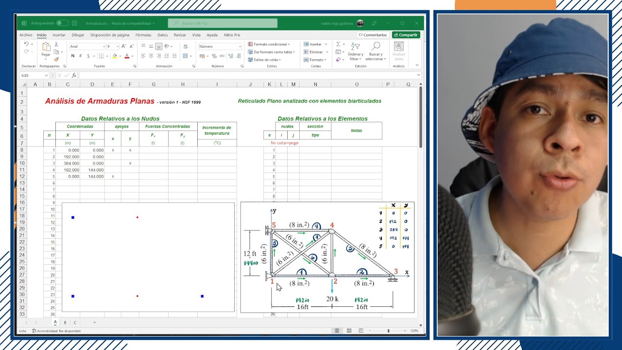 EXCEL PARA ARMADURAS ¡Otro ejemplo con mayor detalle! - YouTube