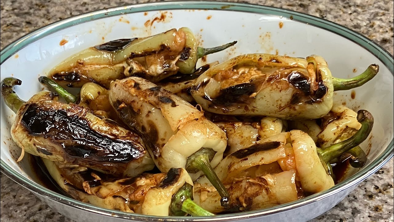 CHILES GUEROS RELLENOS CON CAMARONES 🍤 - YouTube