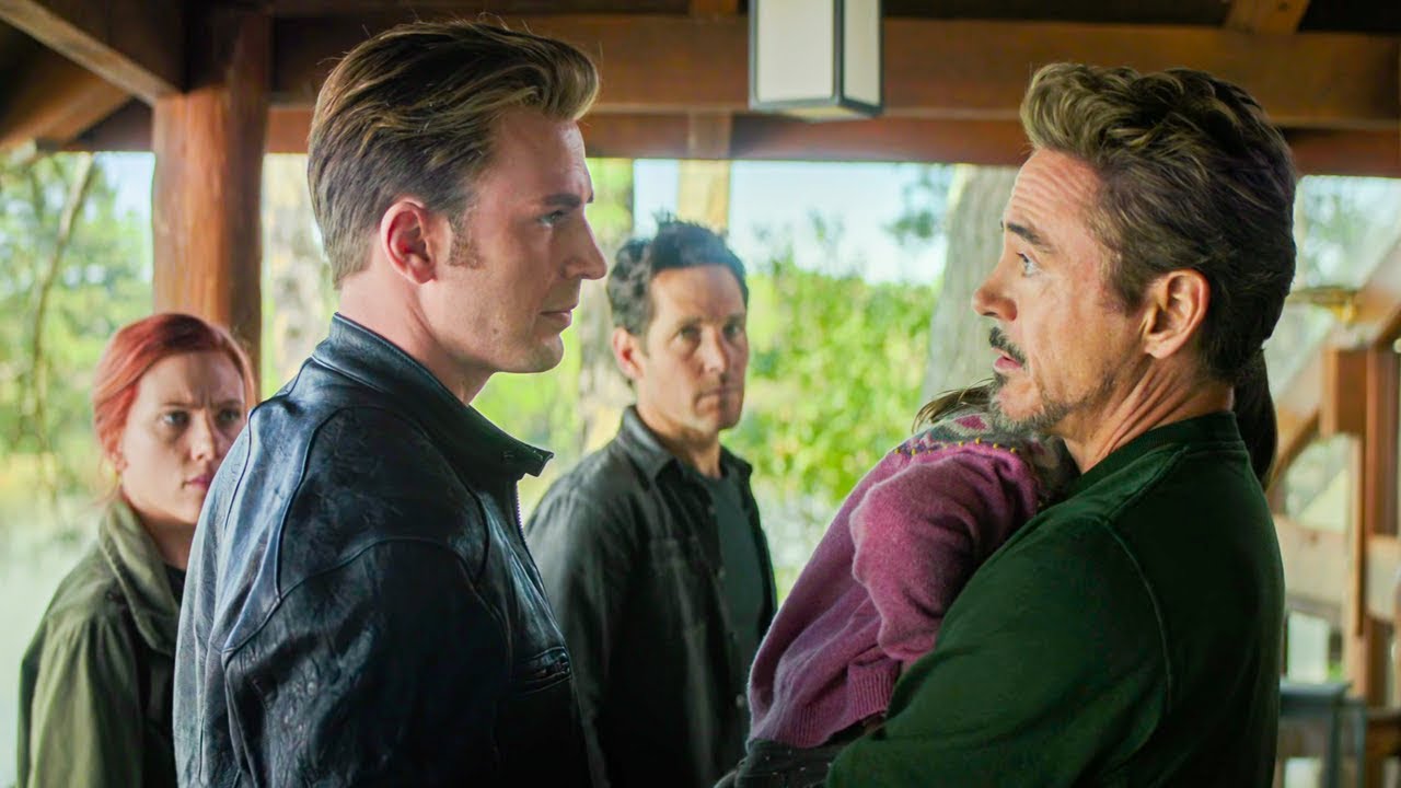 Steve, Natasha & Scott Meets Tony Stark Scene - Avengers: Endgame (2019 ...