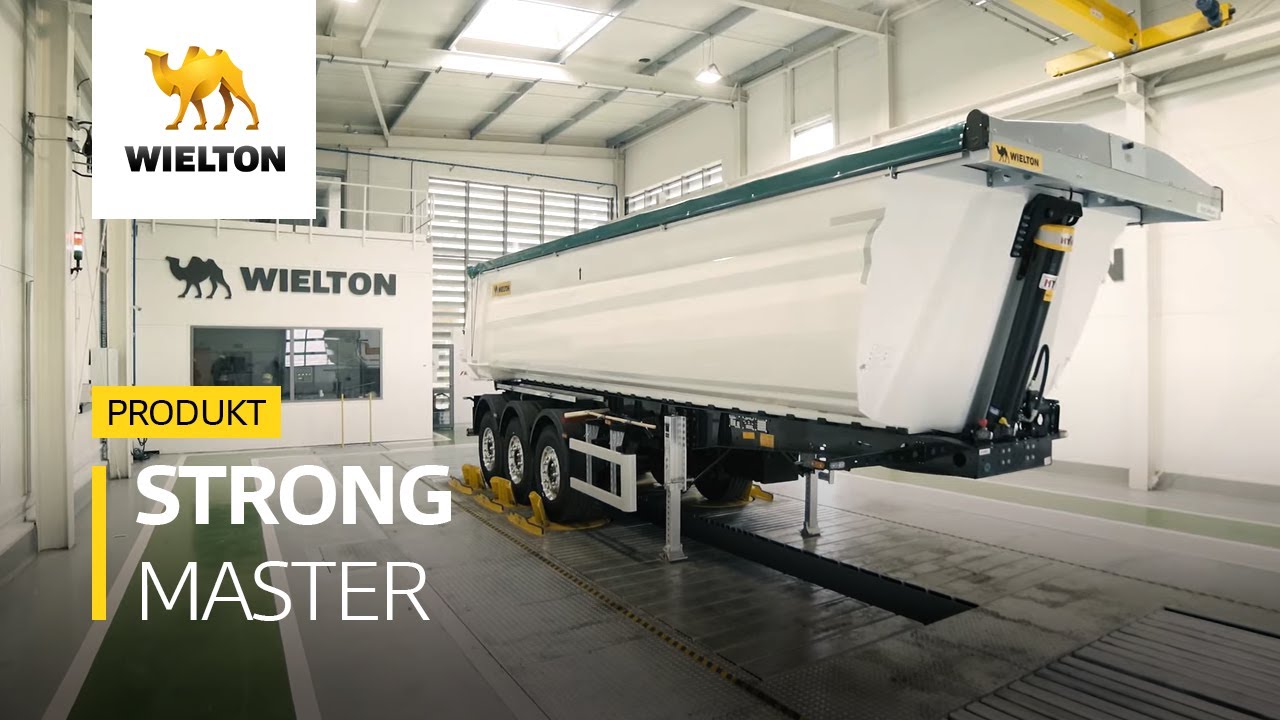 Wielton wywrotka aluminiowa Strong Master - YouTube
