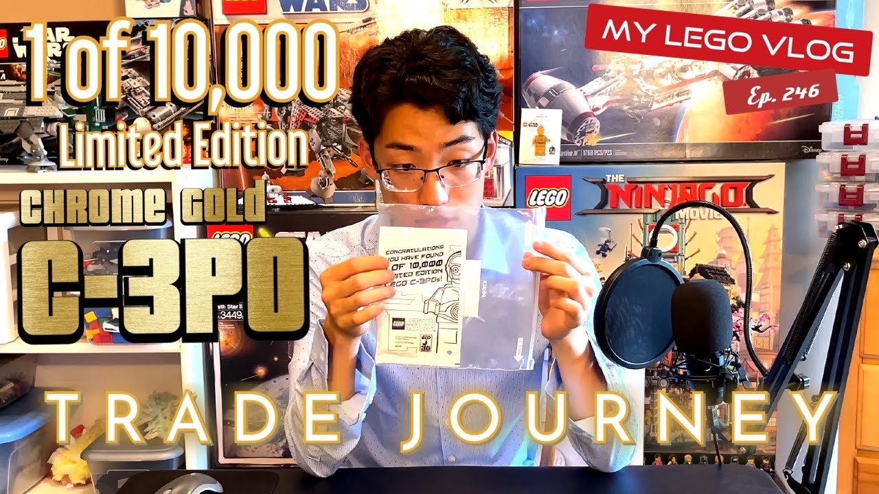 1 of 10,000 Limited Edition Chrome Gold LEGO Star Wars C-3PO !!! | who ...