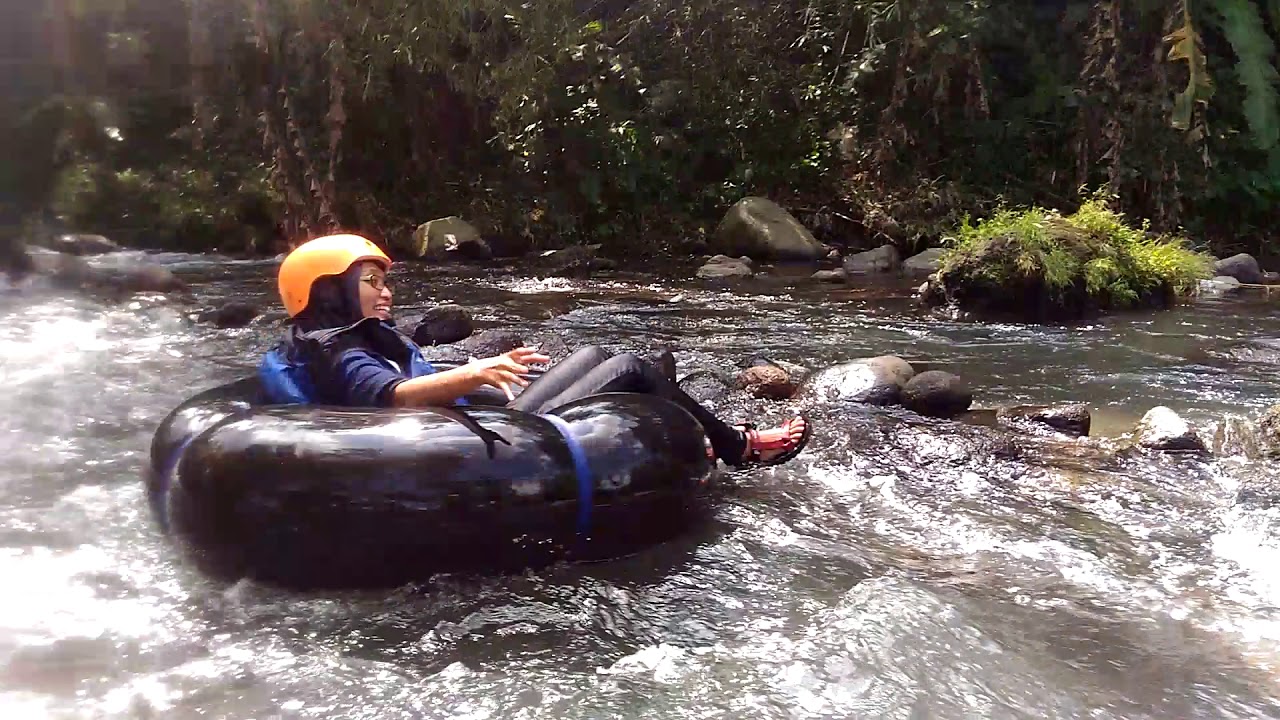 Tubing "river moon" wisata klaten - YouTube