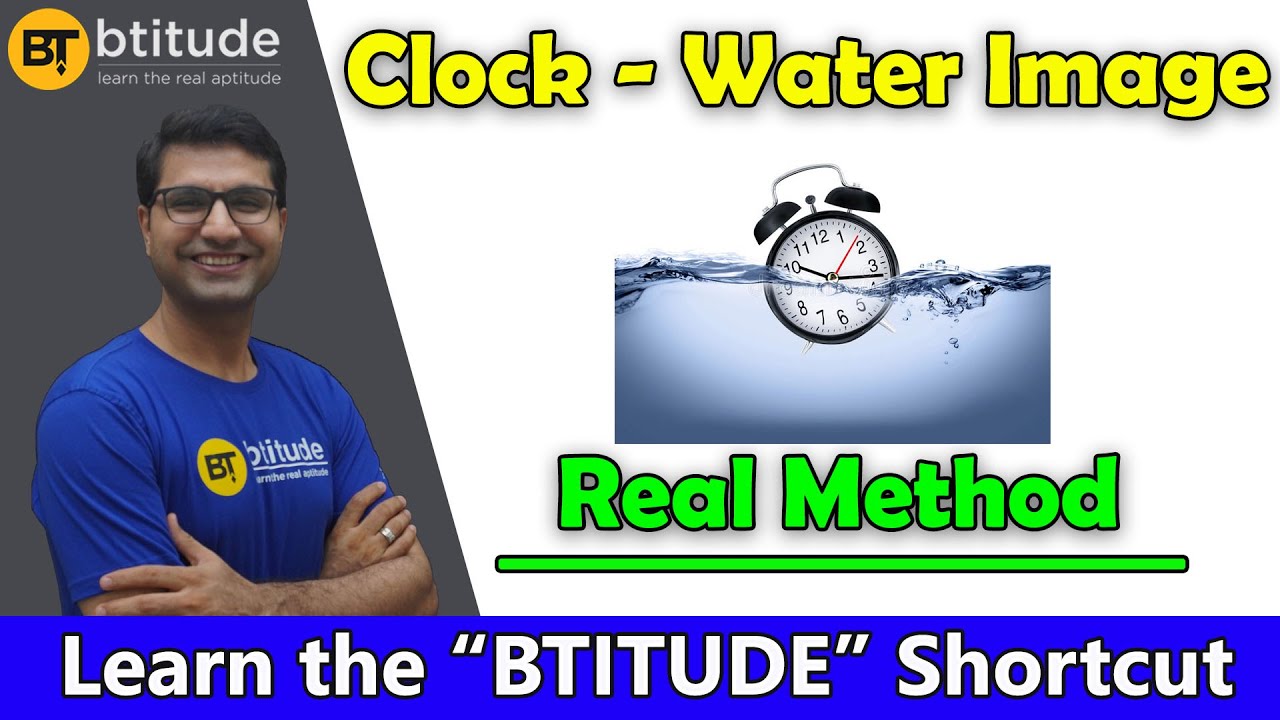 Clock water image reasoning Trick | water image reasoning short trick ...