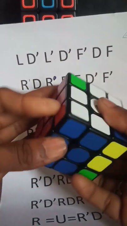 LD'L'D'F'DF Rubik's cube Algorithm - YouTube
