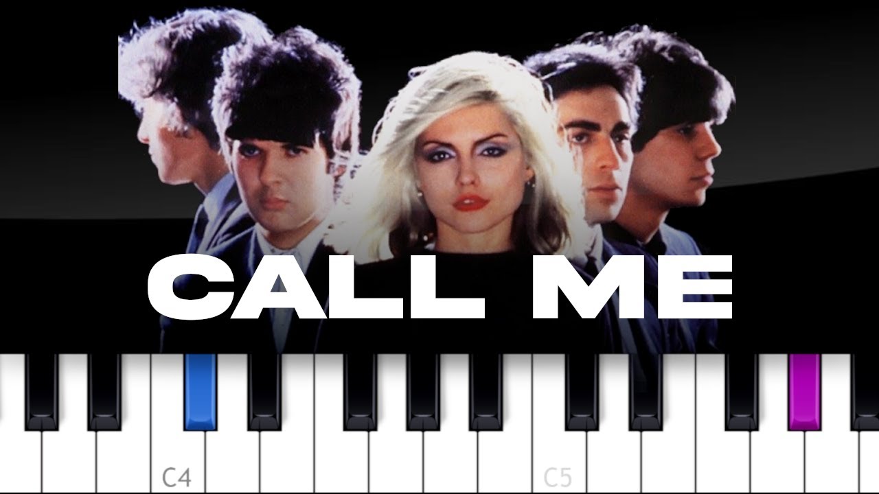 Blondie - Call Me (piano tutorial) - YouTube