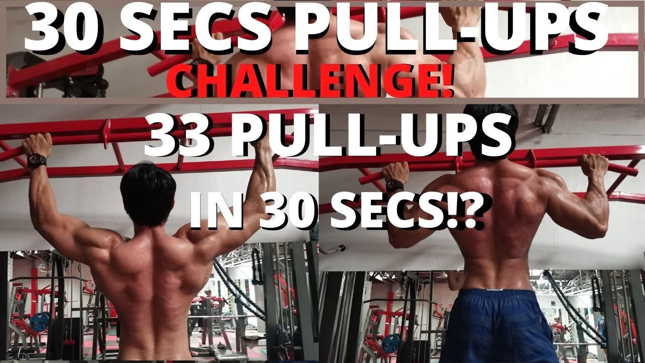 33 PULL-UPS IN 30 SECONDS. MOST PULL-UPS IN 30 SECS??? - YouTube