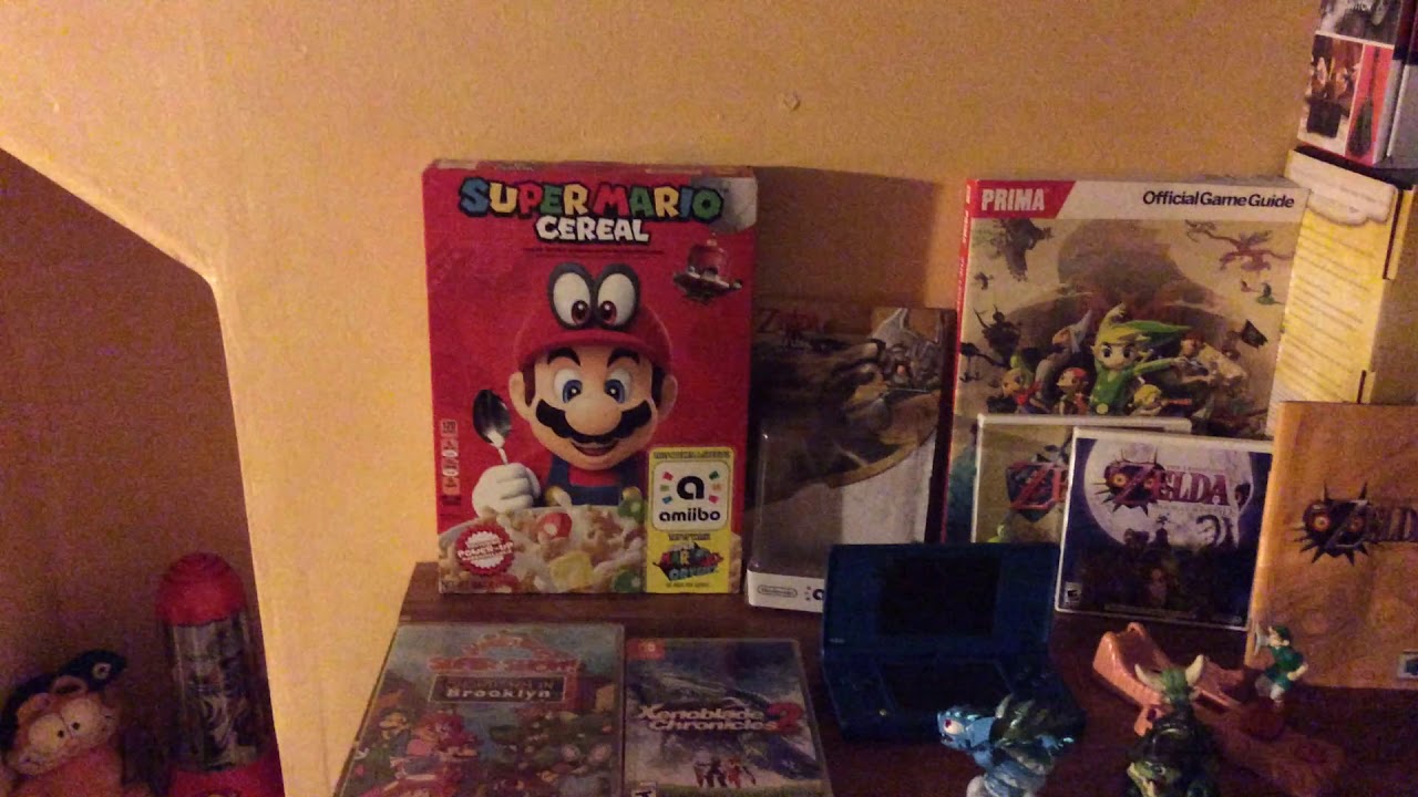 Coughing in front of my New Super Mario Cereal - YouTube