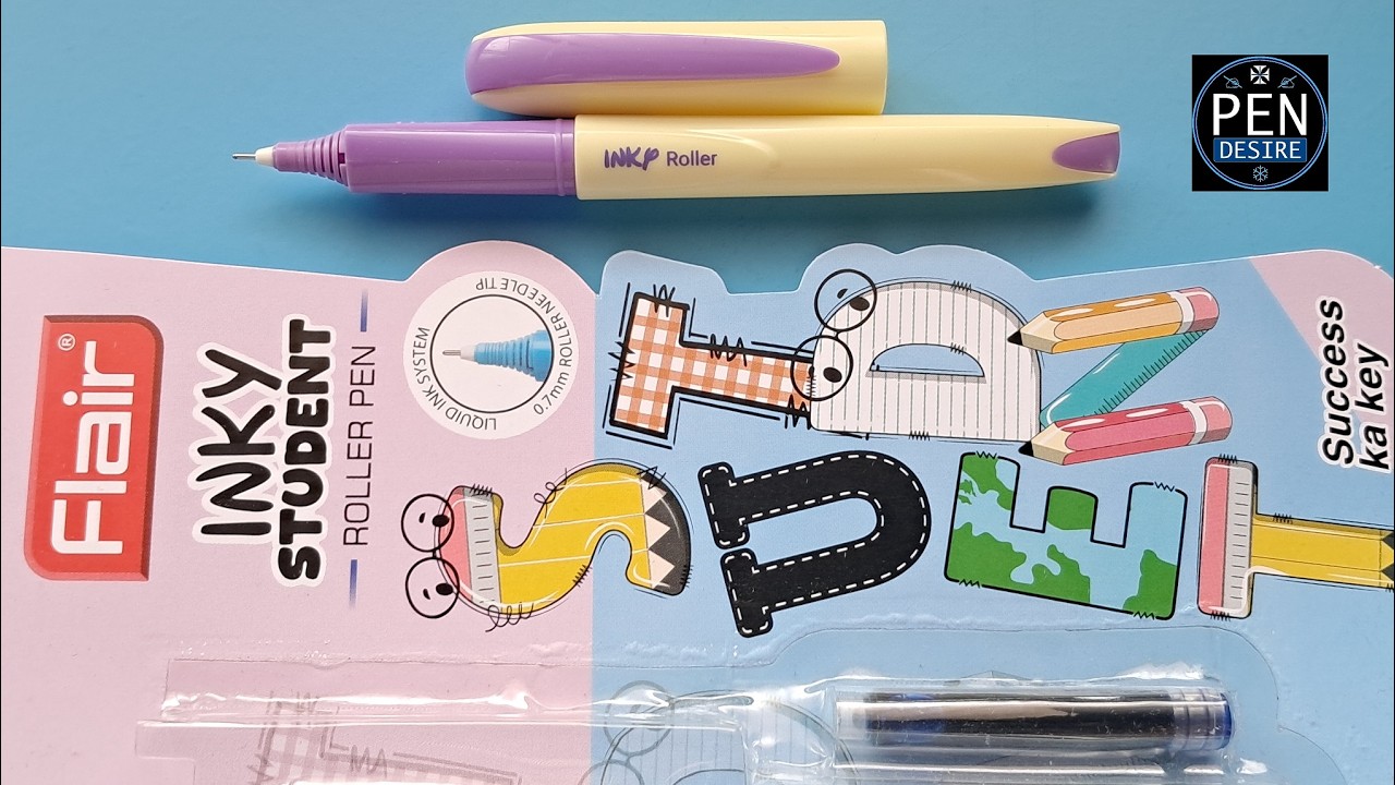 Flair Student Inky Roller Rs.50 - Suitable only for thick sheets - YouTube