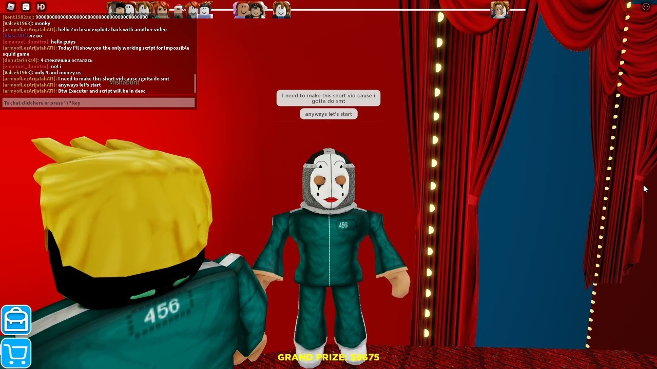 Roblox Impossible Squid Game Script Game Hack GUI OP | BTOOLS - YouTube