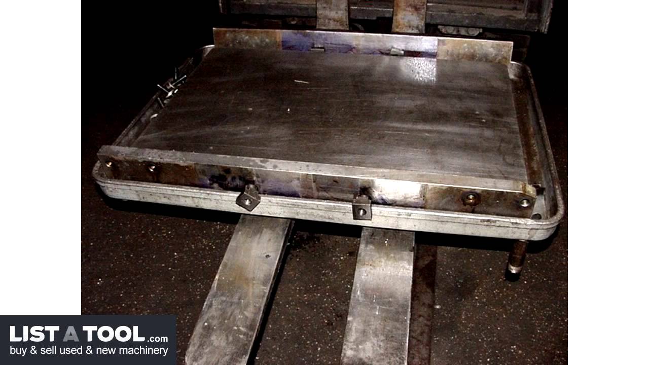 Clausing CAST IRON w/PRECISION GROUND TOP Floor & Layout Plates ...