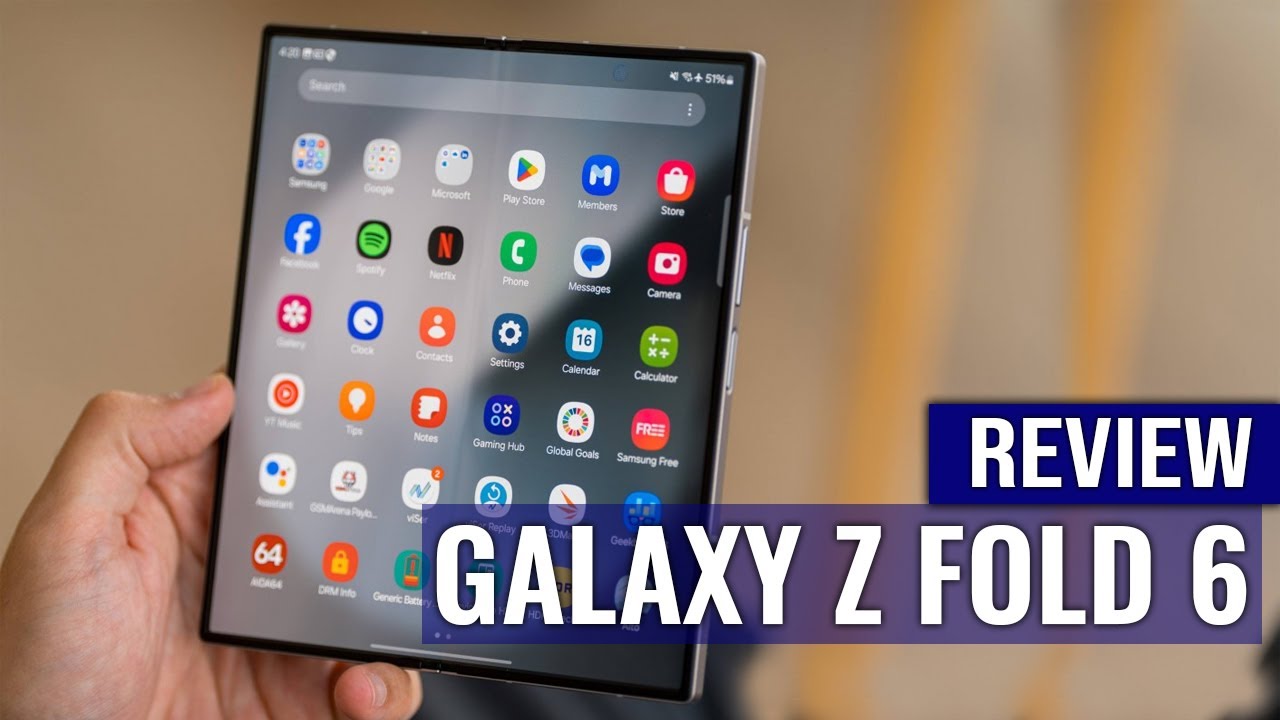 Samsung Galaxy Z Fold 6 Review: An Epic Foldable Experience! - YouTube