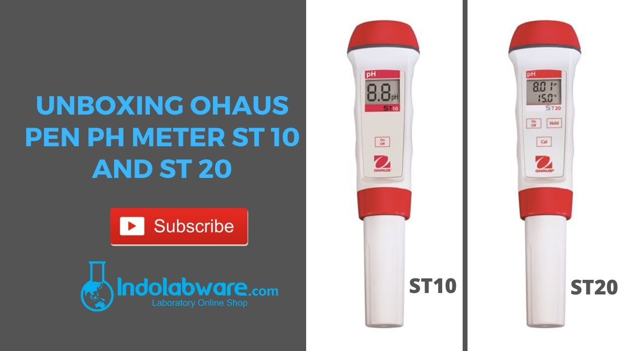 UNBOXING OHAUS PEN Ph METER ST10, OHAUS ST20 - YouTube
