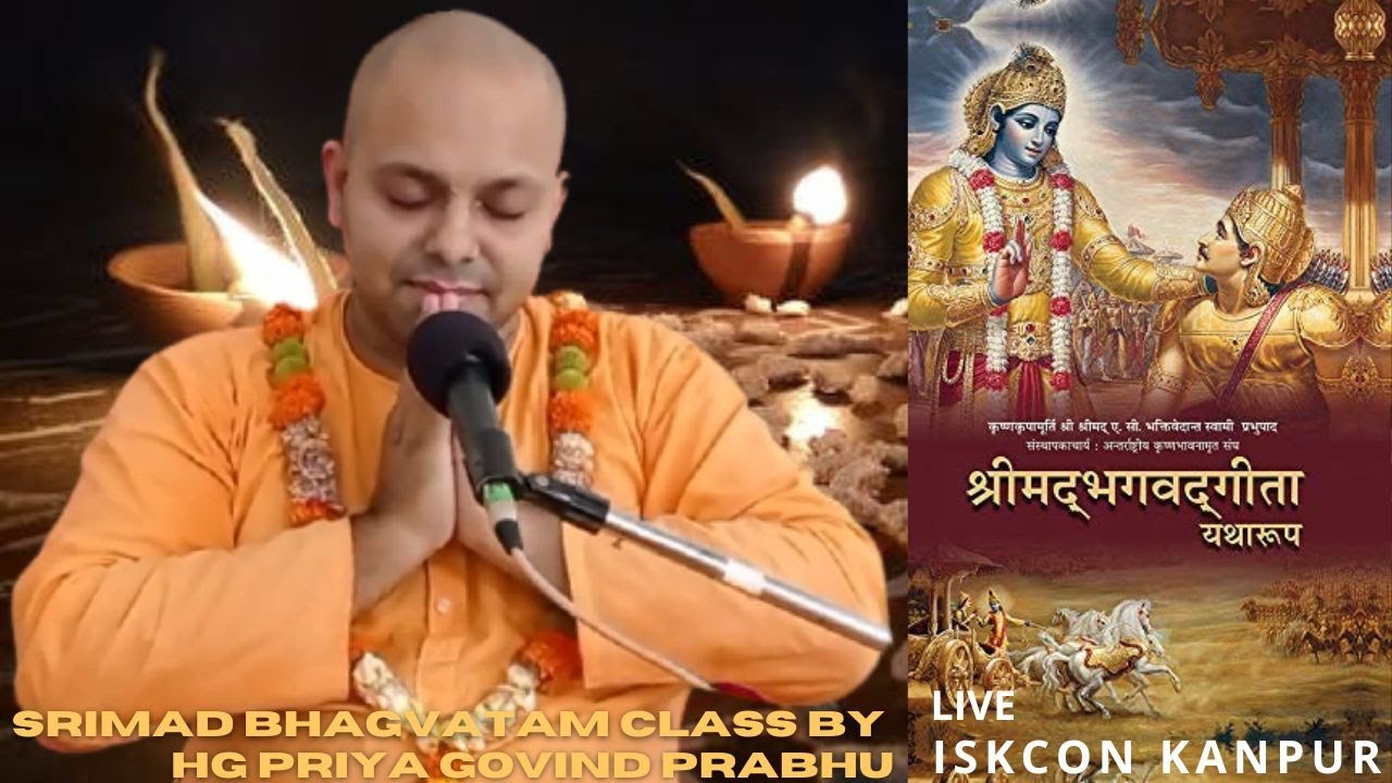 Srimad Bhagvatam Class By HG Priya Govind Prabhu - YouTube