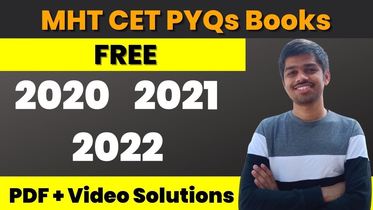 MHT CET PYQs pdf FREE - YouTube