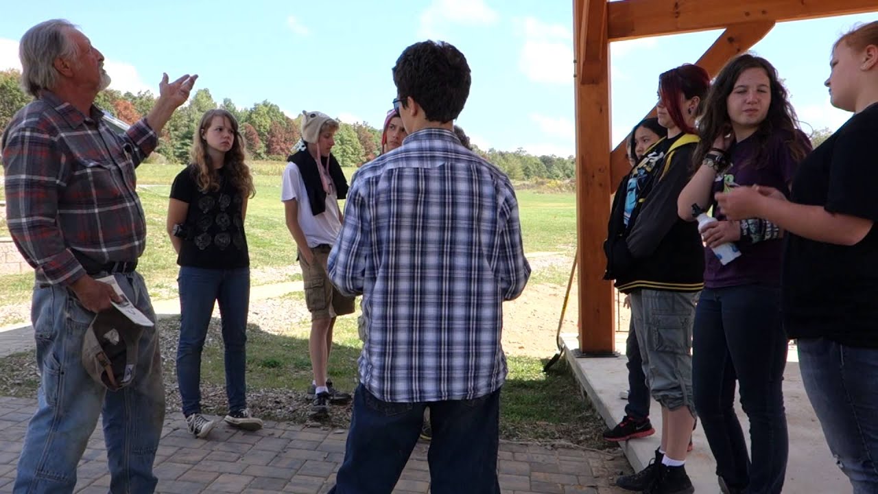 Jason Rutledge talk to BMHS students on "worst first" horse logging ...