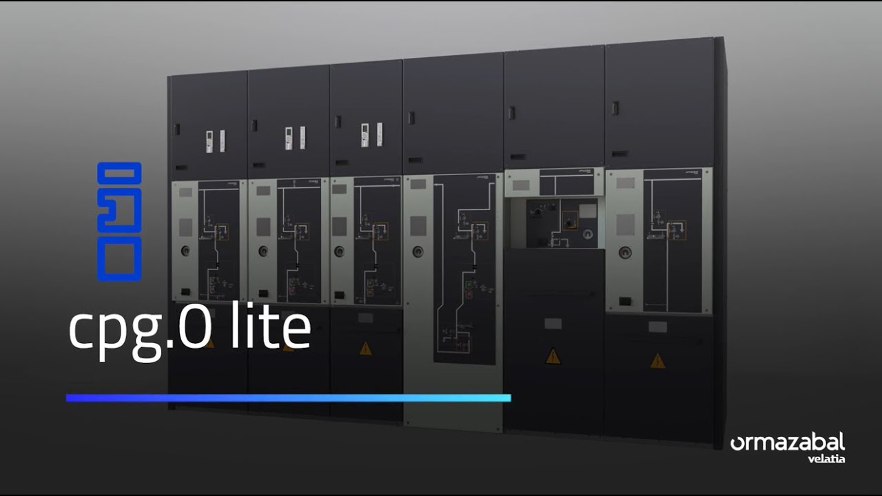 Ormazabal cpg.0 lite - Celdas GIS para distribución primaria - YouTube