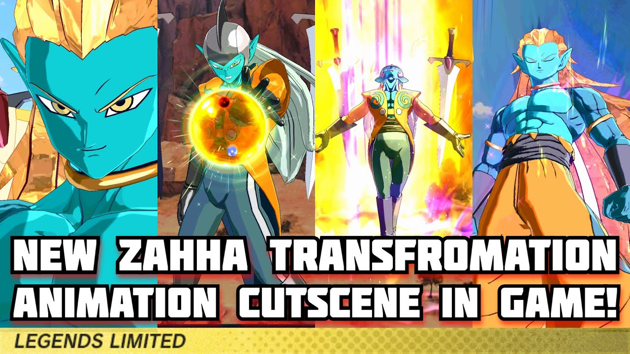 New Zahha Transformation Cutscene In Dragon Ball Legends - YouTube