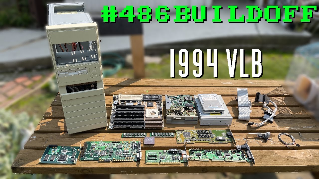 1994 High Performance AMD 486 VLB Build. #486buildoff - YouTube