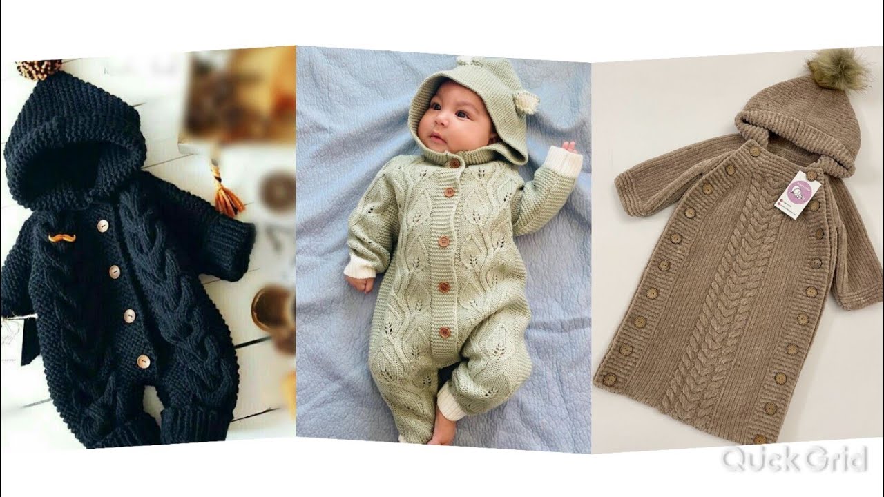 Elegant and Beautiful Crochet Baby Huddy Romper by handmade 2025 with ...