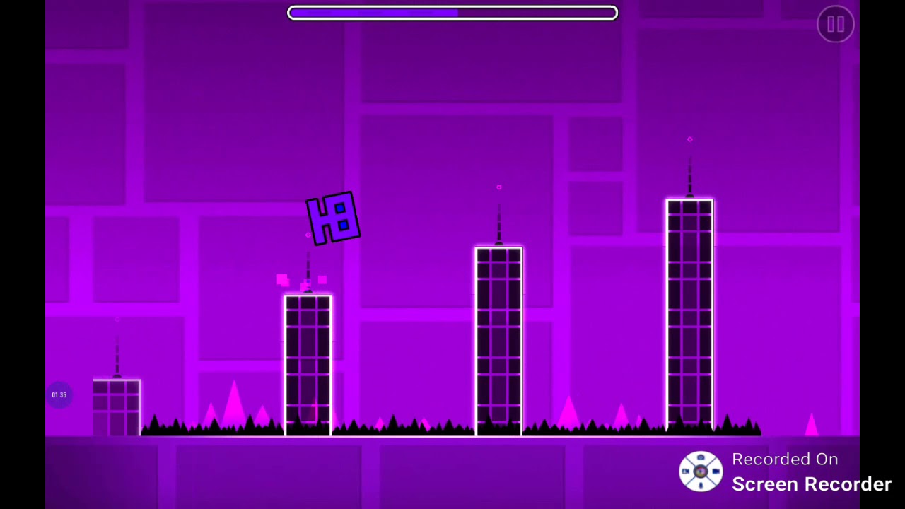 geometry dash level 1 - YouTube