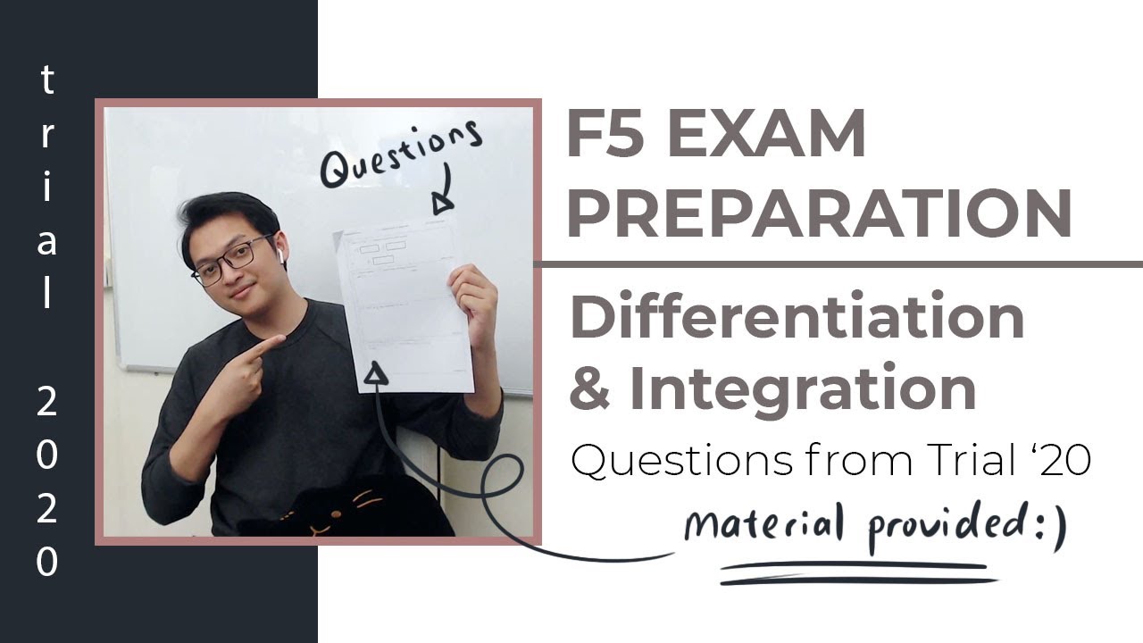 Form 5 | Differentiation & Integration 2020 Trials | Pembezaan ...