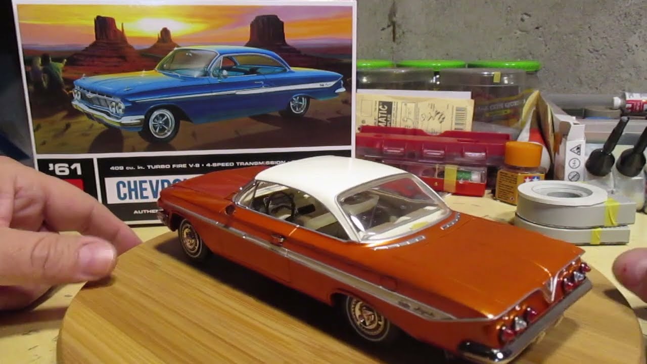 Plastic Models - 1/25 AMT 1961 Chevy Impala SS - Completed Build Review ...