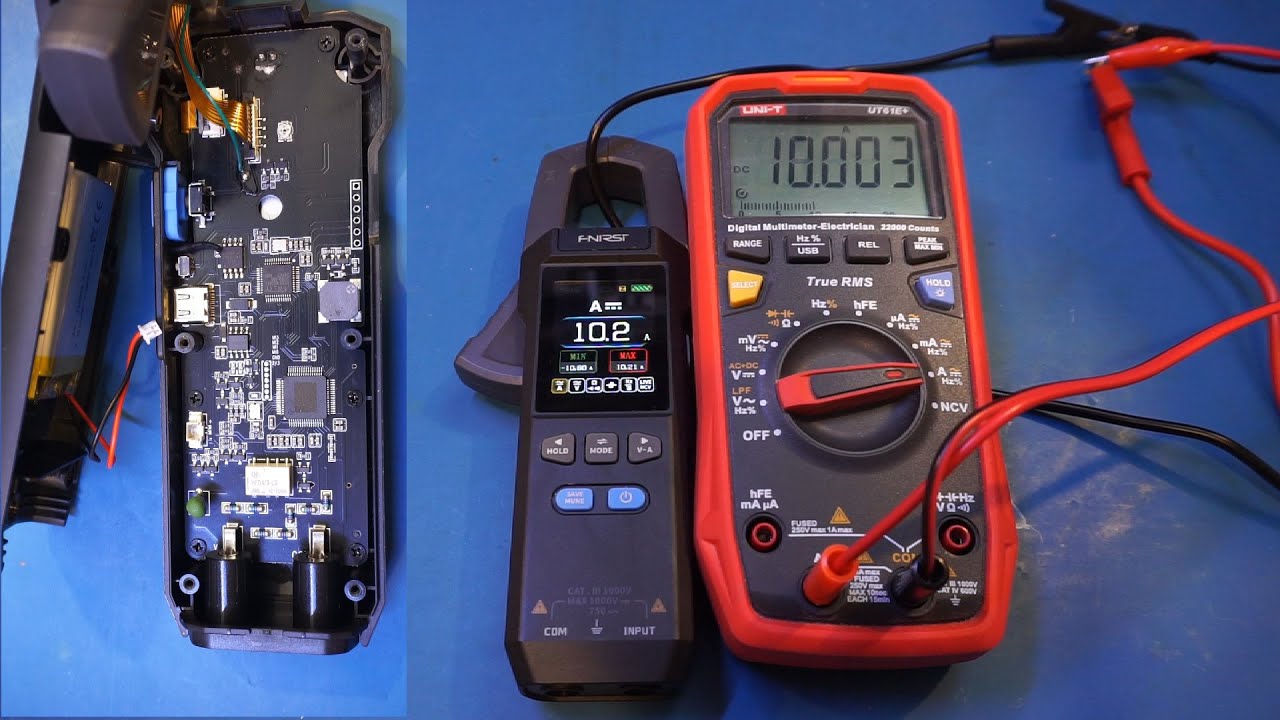 FNIRSI DMC-100 Clamp Meter Review/Teardown - YouTube