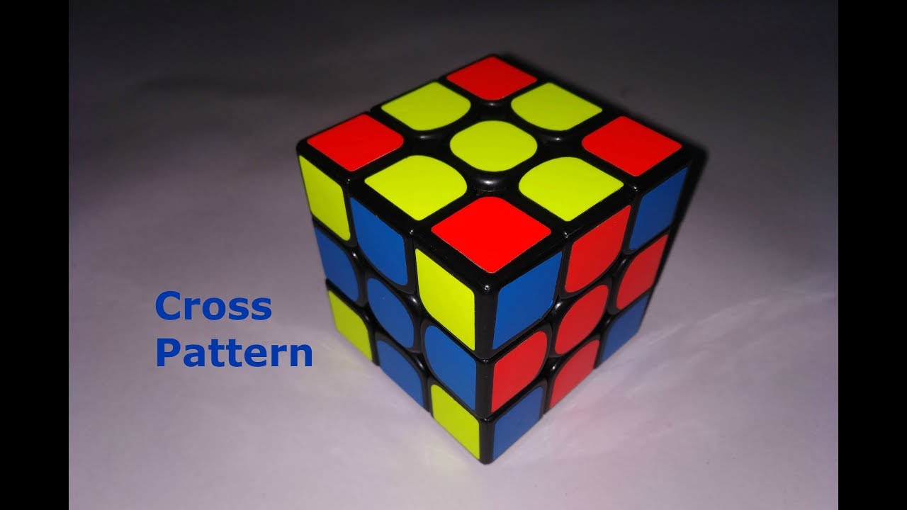 How to Make Cross Pattern on 3*3 Cube Hindi Tutorial - YouTube