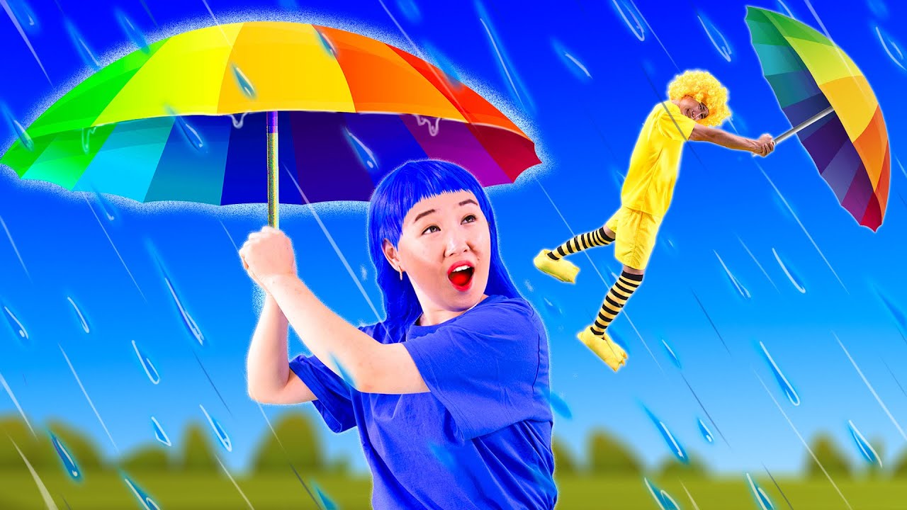 Raindrops Falling💧| Rain Rain Go Away | Nursery Rhymes & Kids Songs ...