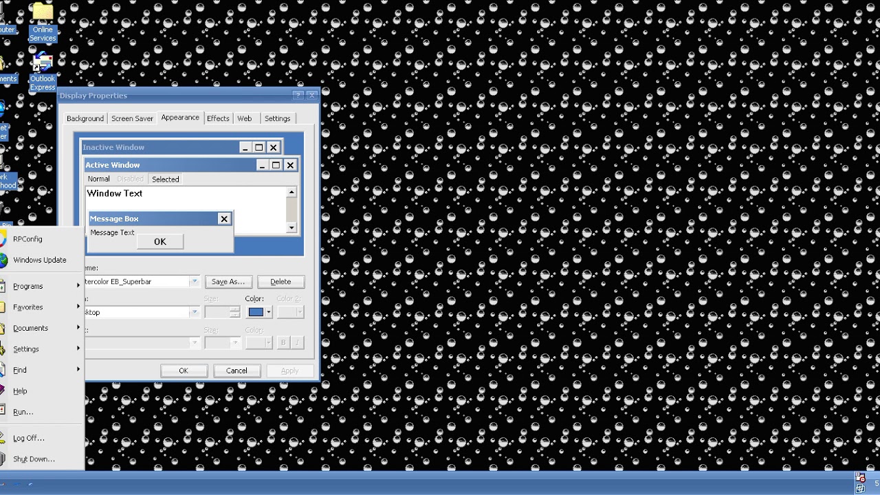 Themes from revolutions pack 9.7 for 98 and ME - YouTube
