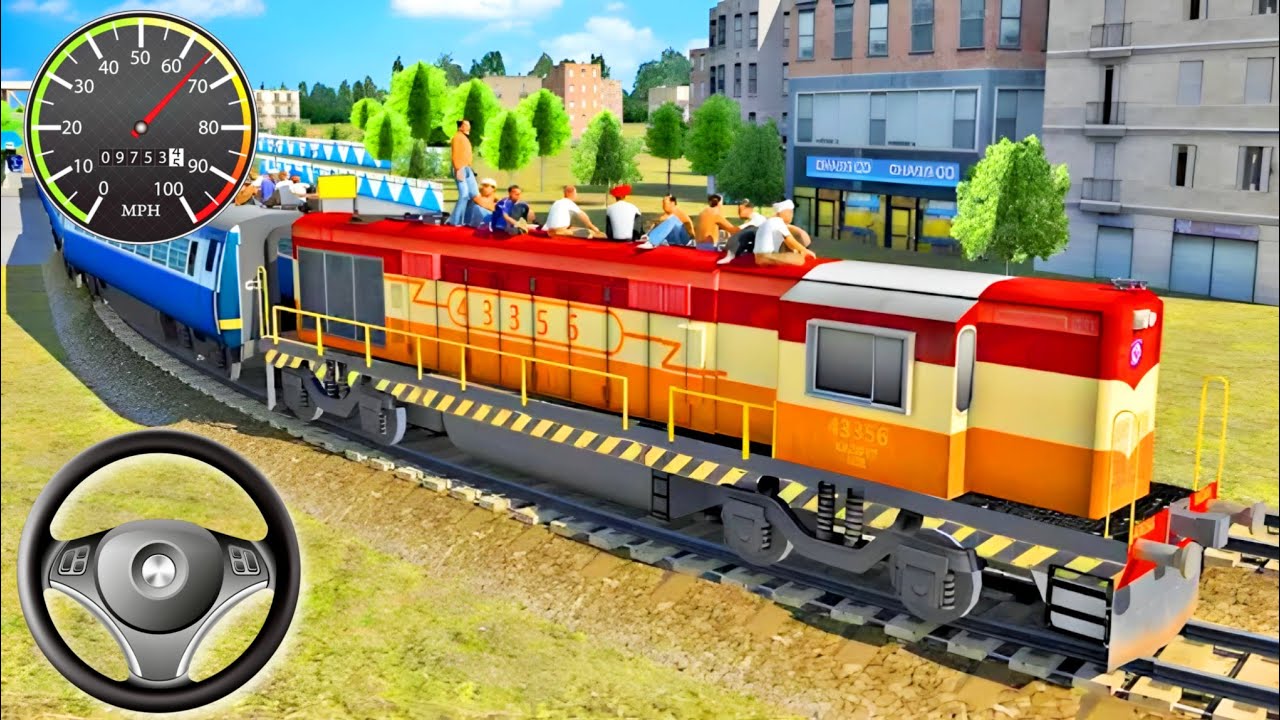Indian Train Driving Simulator - Passenger Transport Driver Android Gameplay - YouTube
