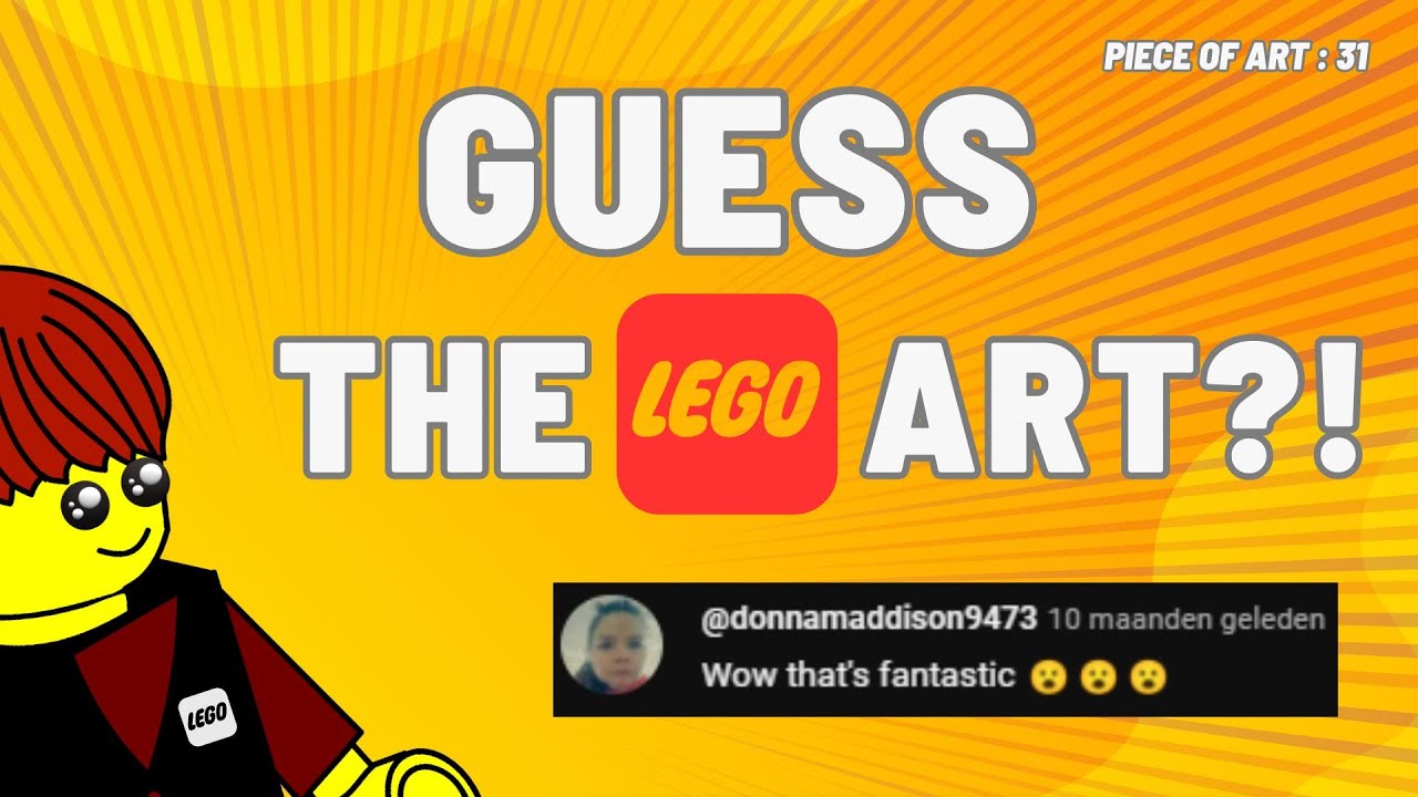 LEGO speed build : Does this song suit Tupac Shakur? lego art 31 - YouTube