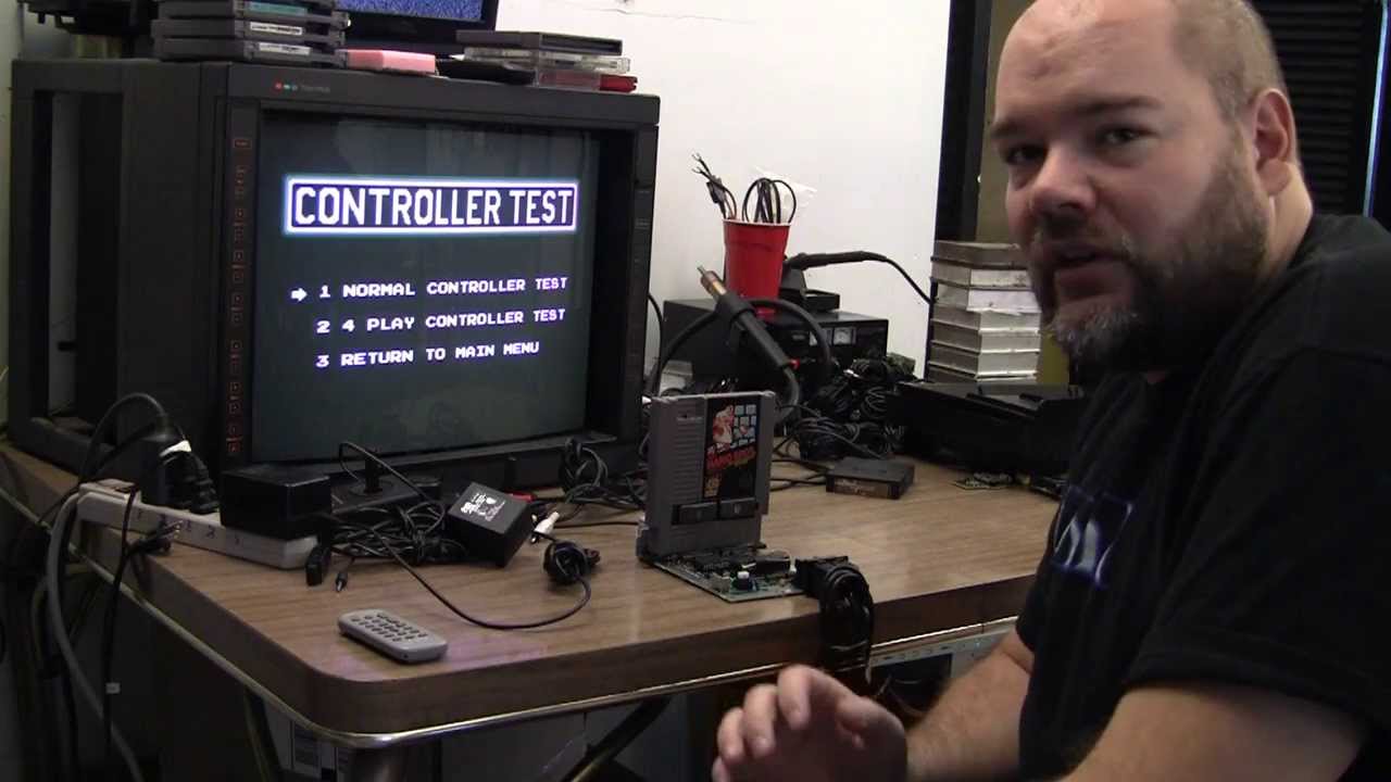 NES Nintendo - Controller test cart ROM hack request - YouTube