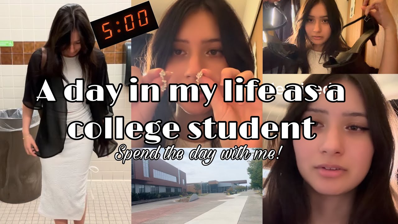 A Day in the Life of a College Student, Chores + Routine + Vlog - YouTube
