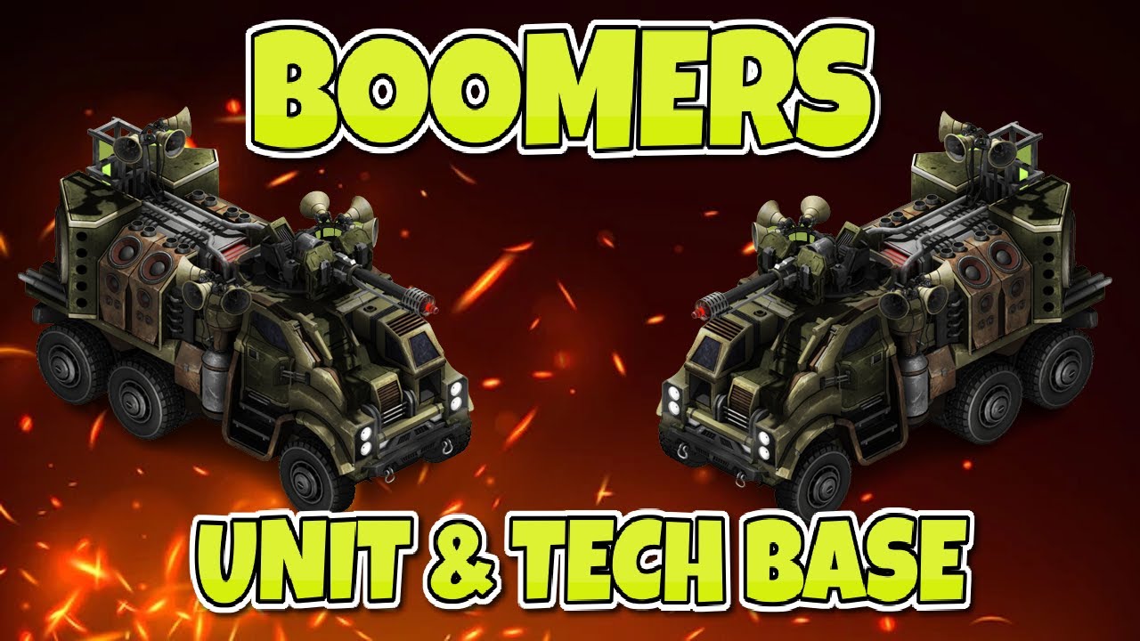 Boomer Unit & Tech Base. (War Commander) - YouTube