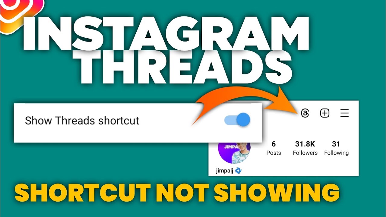 Threads shortcut option not showing 2023 | Instagram me threads badge ...