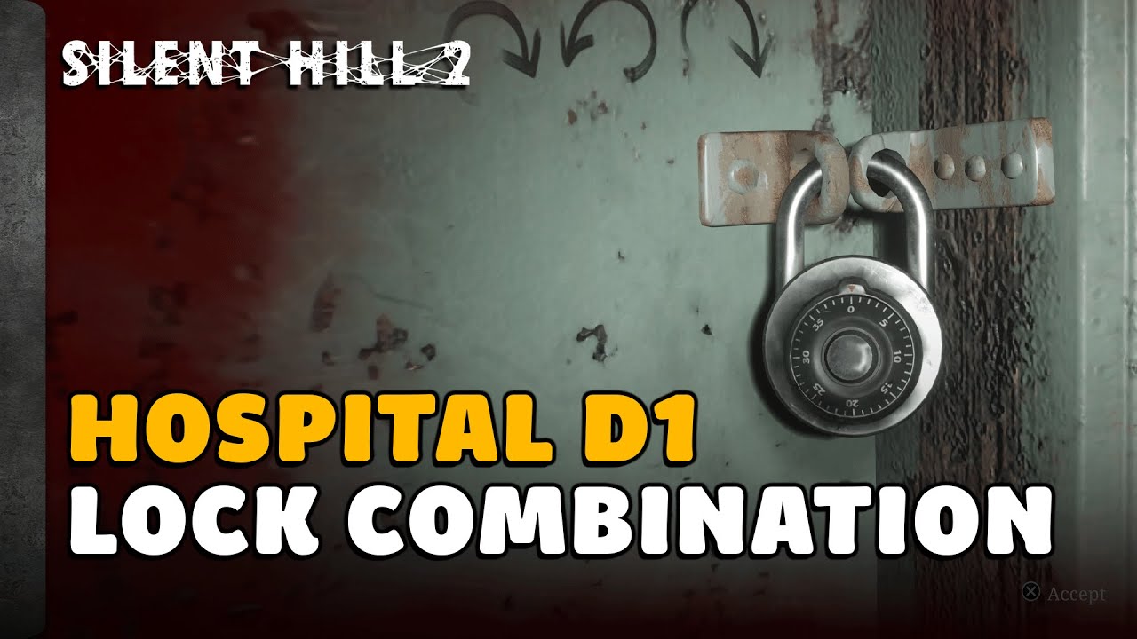 Silent Hill 2 Remake - Hospital D1 Lock Combination - YouTube