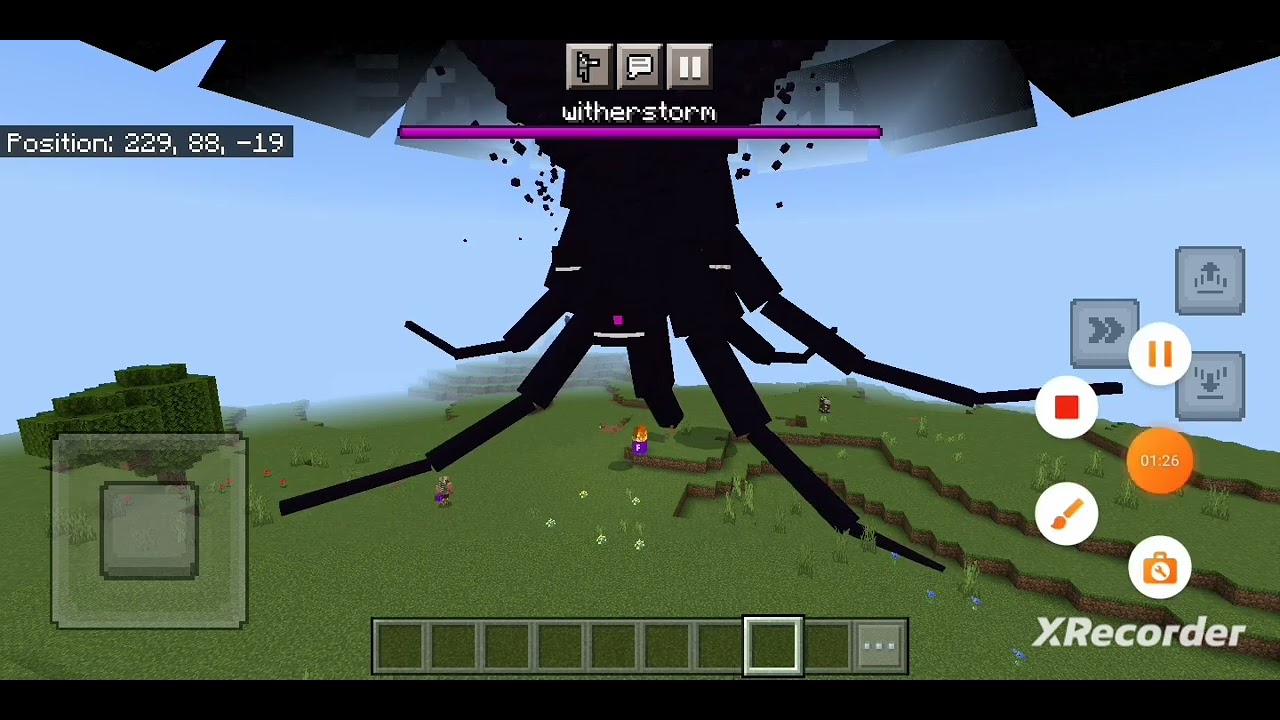 Wither Storm Mod Overlay Update! - YouTube