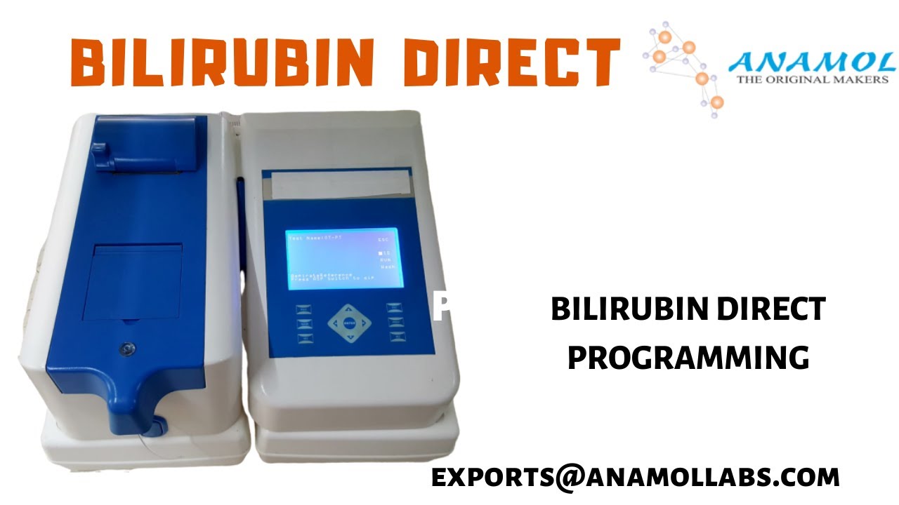 Bilirubin Direct Programming Video Bilirubin Direct Reagent
