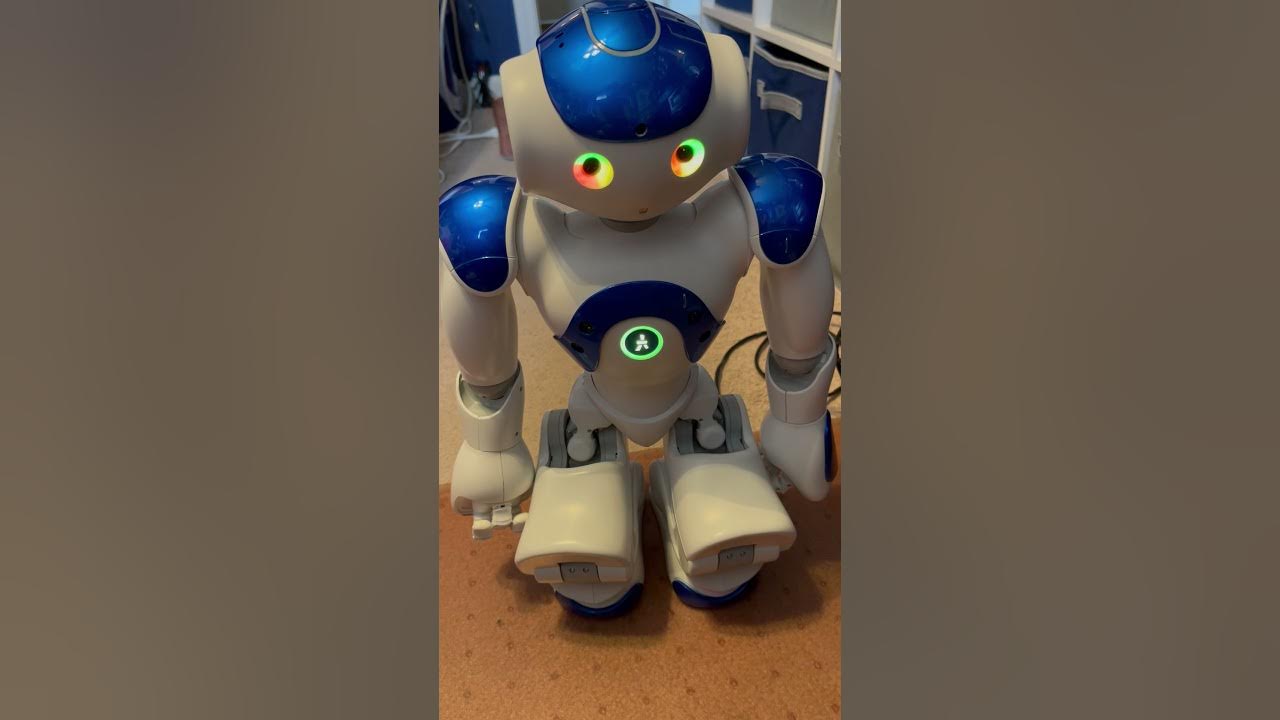 NAO ROBOT V5 start up - YouTube