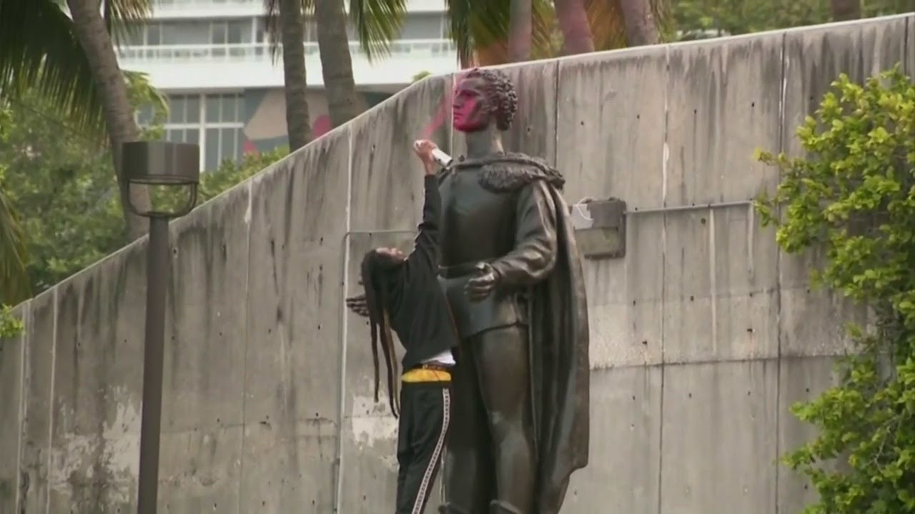 Miami Police Chief Jorge Colina Says Defacing Statues Will Not Be ...