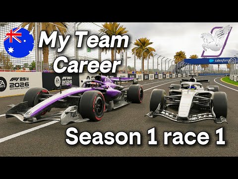 Last Few Laps Were Chaotic In Our First Race | My Team Career S1 R1