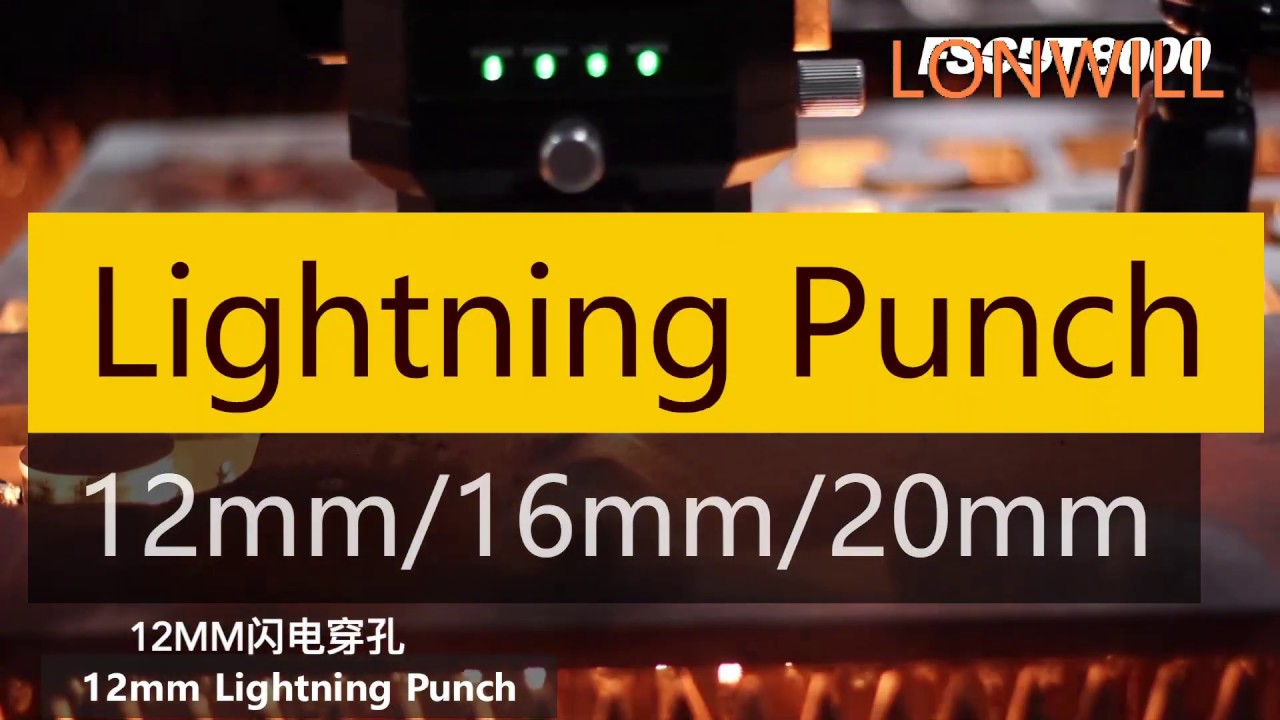 Lightning punch_High power Laser cutting machine - YouTube