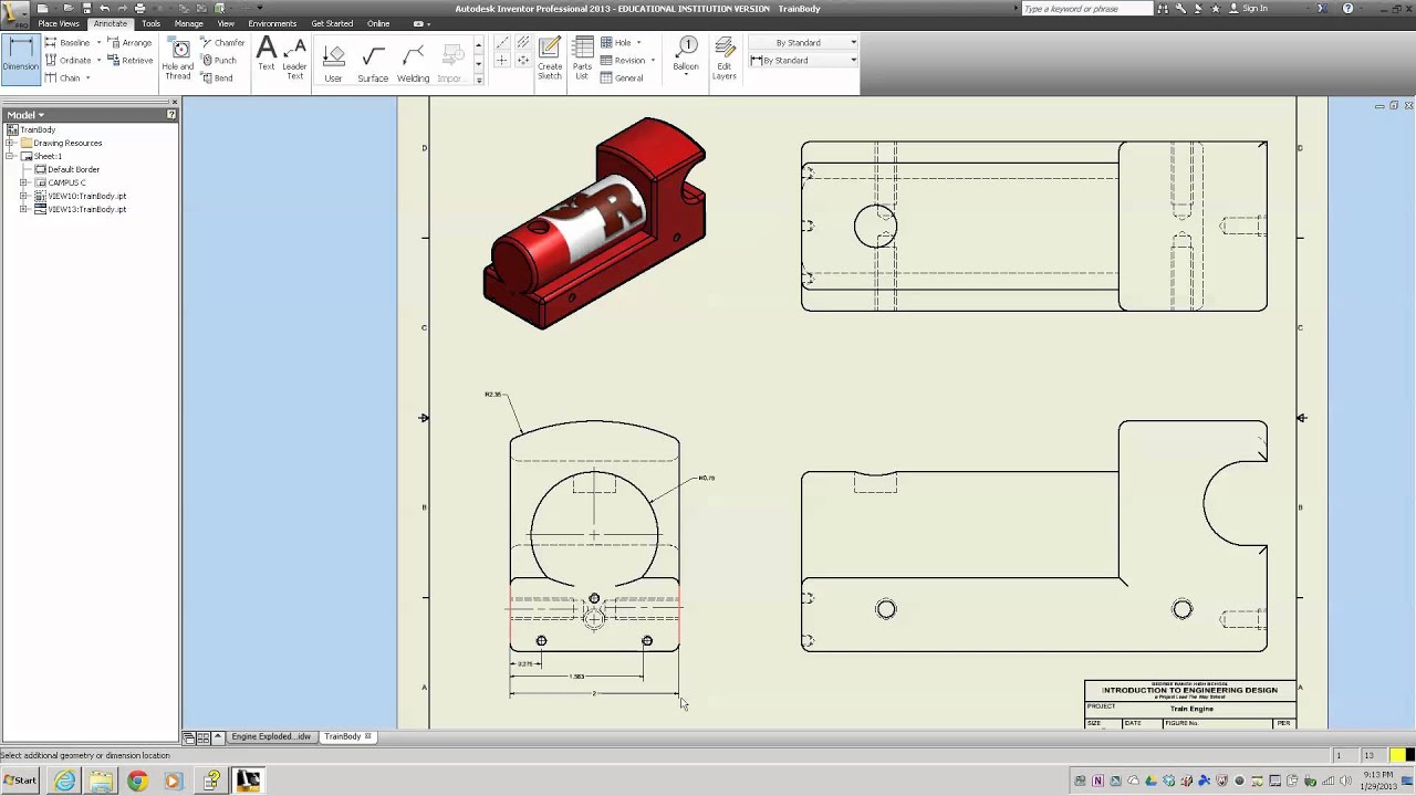 Train Project - Creating IDW of Train Body - YouTube